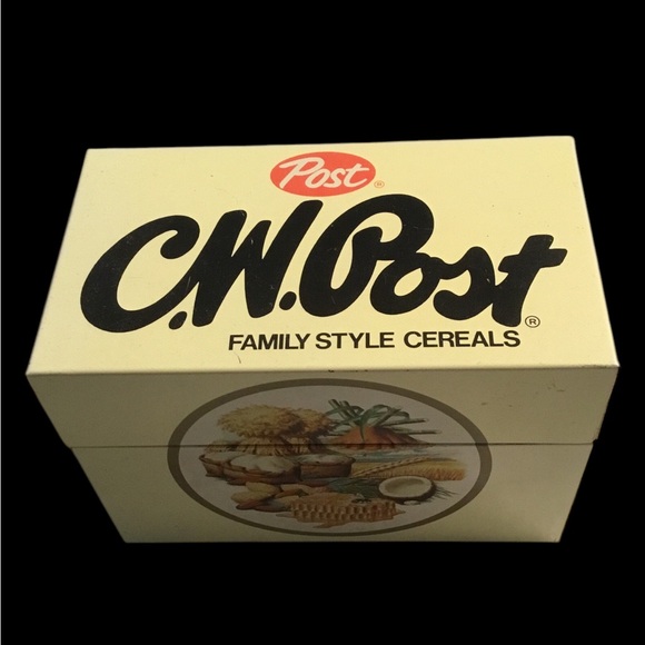 CWPost | Storage & Organization | Vintage Cw Post Recipe Box | Poshmark